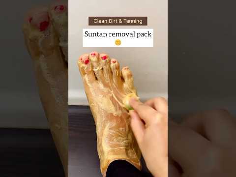 Get Fair Feet In 5minutes | Most Easy Pedicure | Remove Suntan Easily At Home #pedicure #shorts #diy