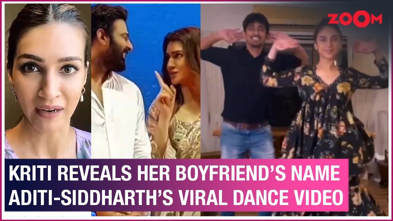 LIVE - Kriti REVEALS her boyfriend's name? | Rumoured couple Aditi ...