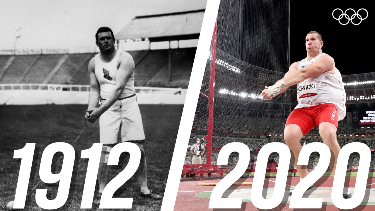 💪 The Transformation of Hammer Throw 1️⃣0️⃣8️⃣ Years of Progress ...