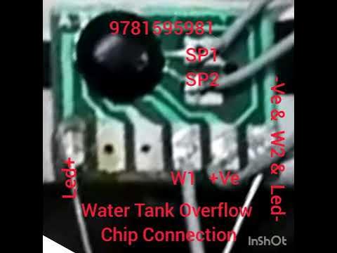 Water Tank Full Overflow Alarm Indicator IC Chip Circuit Wiring ...