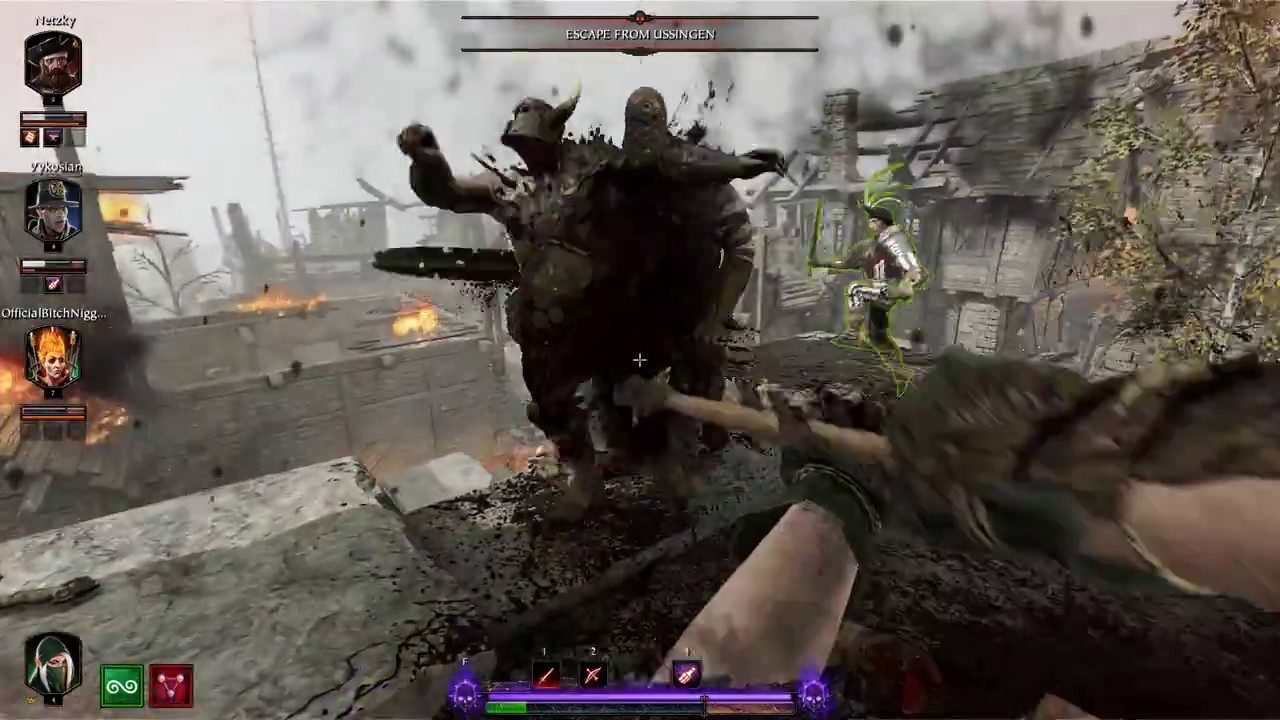 Warhammer Vermintide 2 (Waystalker Gameplay) Part 2 Empire in flames ...