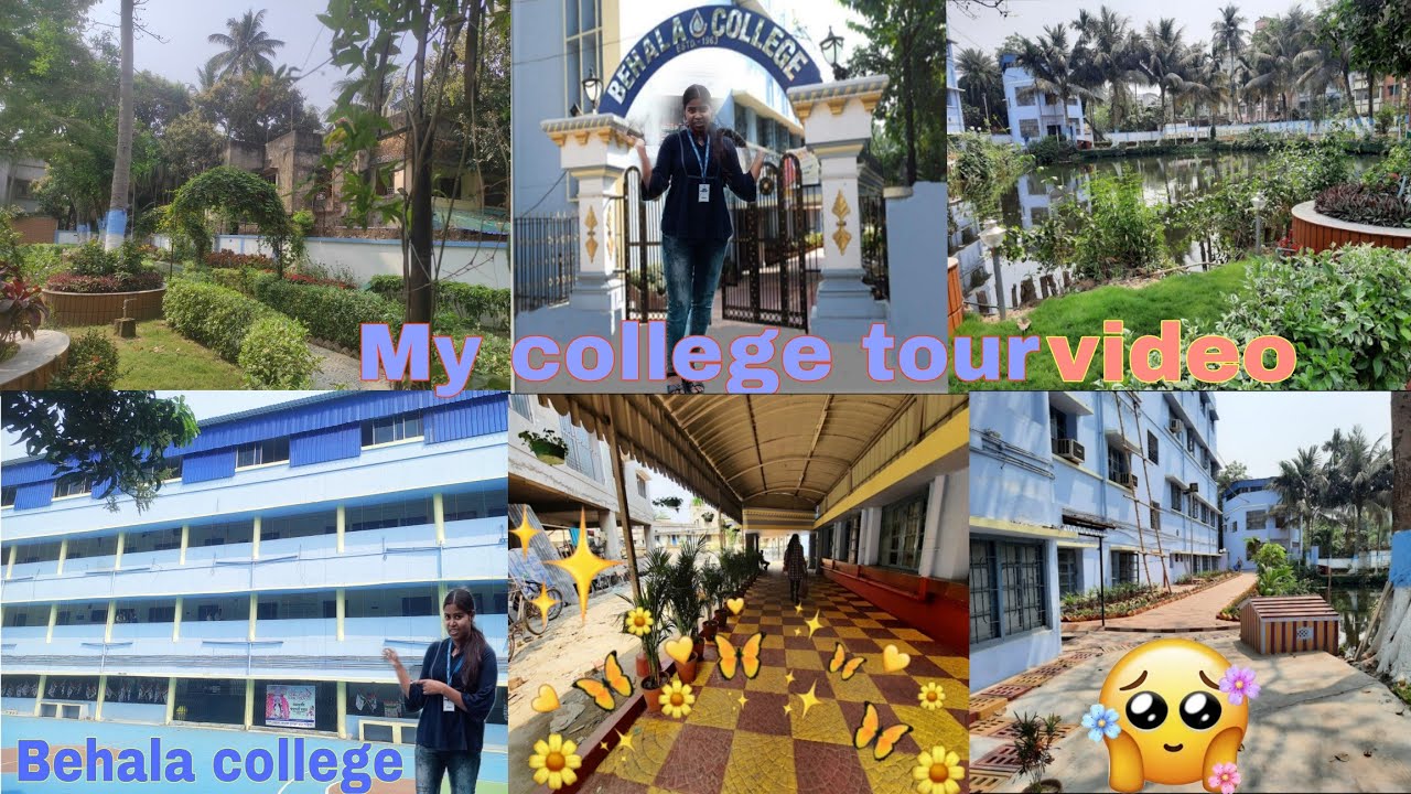 My college tour ||😍Kolkata most beautiful college💫 Behala college video ...