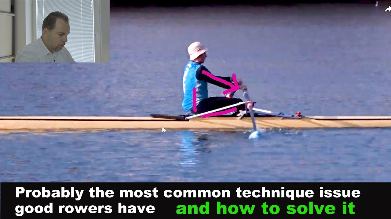 Probably the most common rowing technique issue good rowers have - and ...