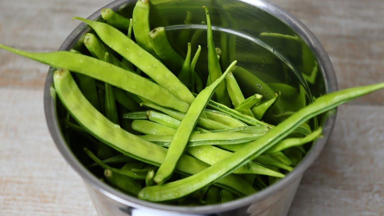 New Style Super tasty Cluster beans Fry for rice, Roti, chapathi ...