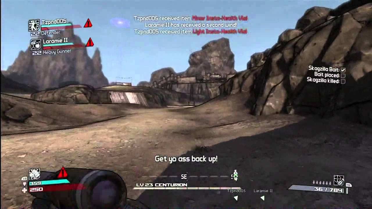 Borderlands Co-op Playthrough w/ Four Players Episode 16 - SKAGZILLA ...