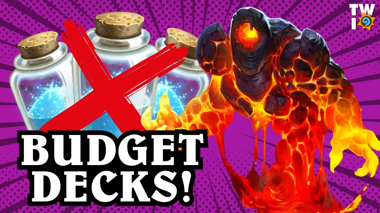 Budget Hearthstone Decks! for Standard Ladder Climb! - YouTube