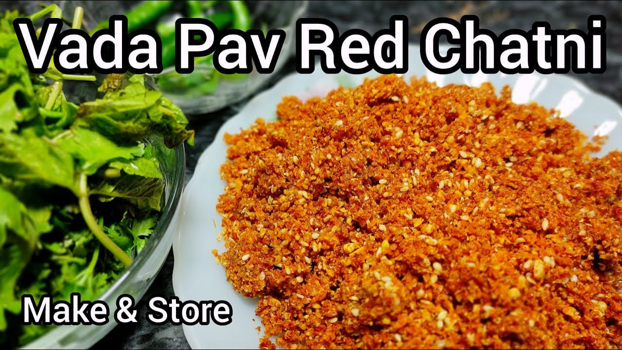 how to Make VADA PAV Chatni || Vada Pav Sauce || Red Chatni || SKK ...