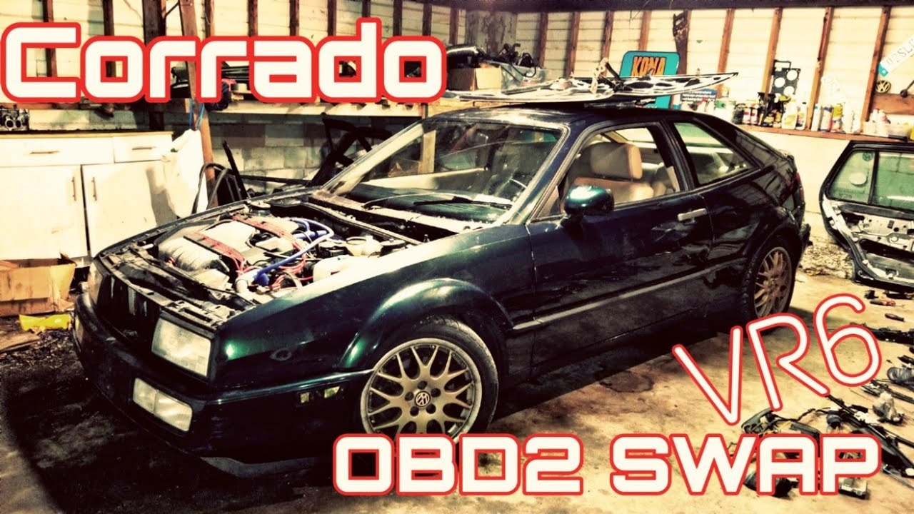 VR6 Corrado OBD2 Conversion (Part 1) - YouTube