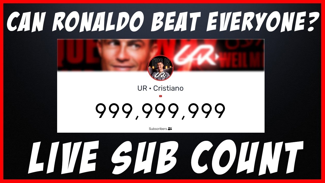 🔴 Mr Beast vs Cristiano Ronaldo in TOP 50? | Live Sub Count | # ...