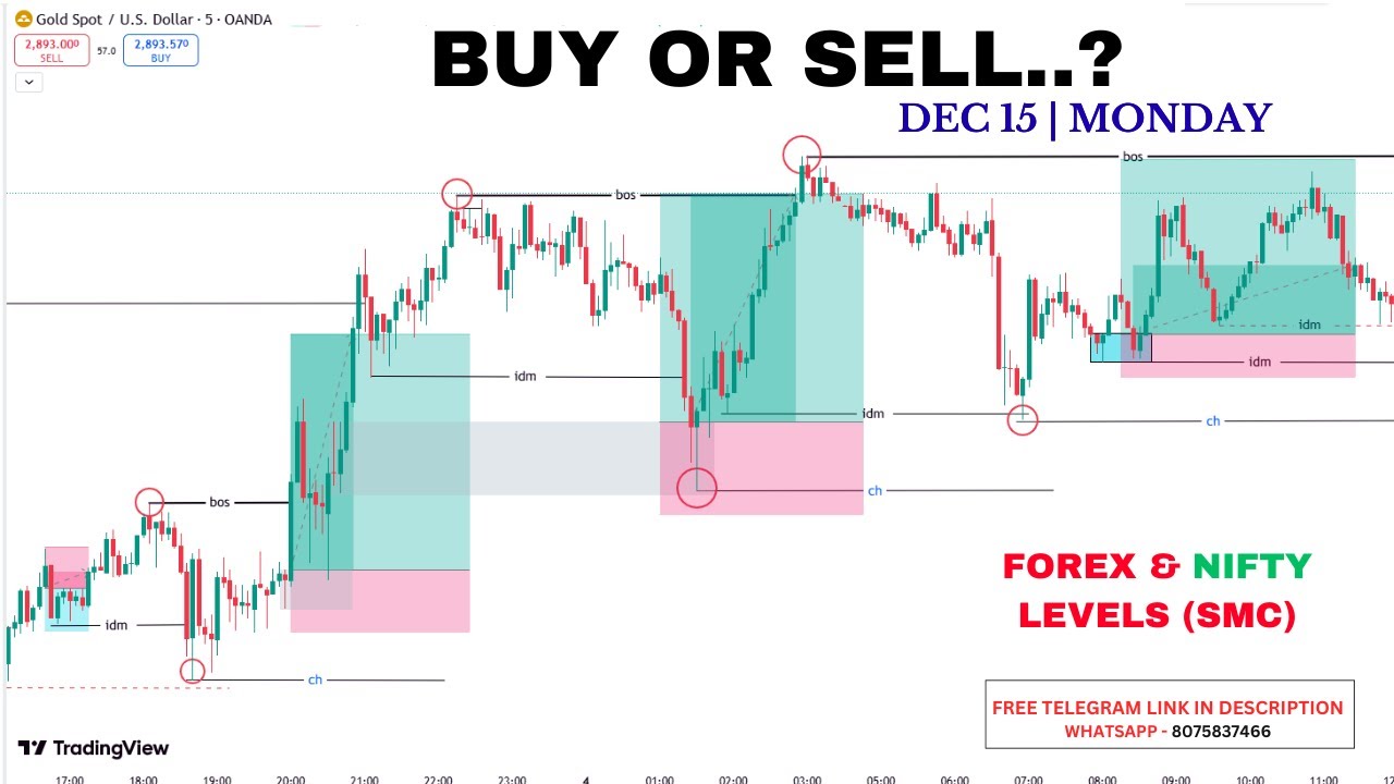 Today’s Forex & Nifty Analysis | Buy or Sell? (SMC Levels) - YouTube