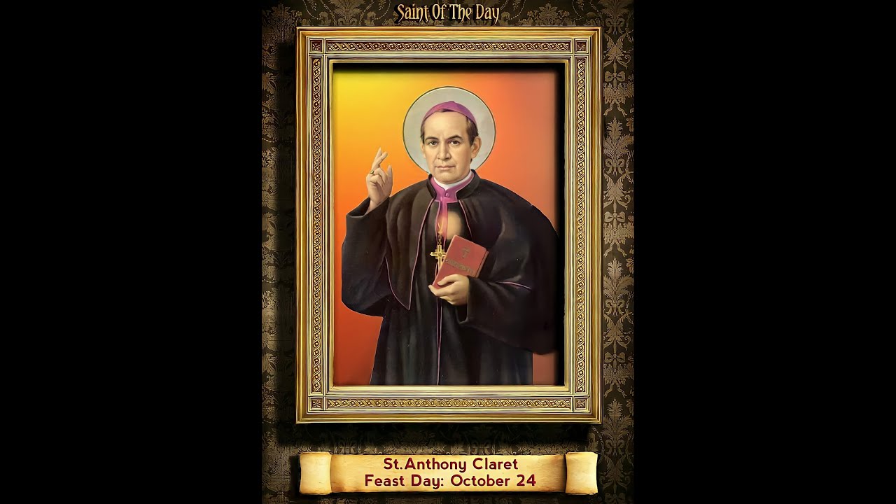 Saint of the Day — October 24 - Saint Anthony Claret #saintoftheday ...