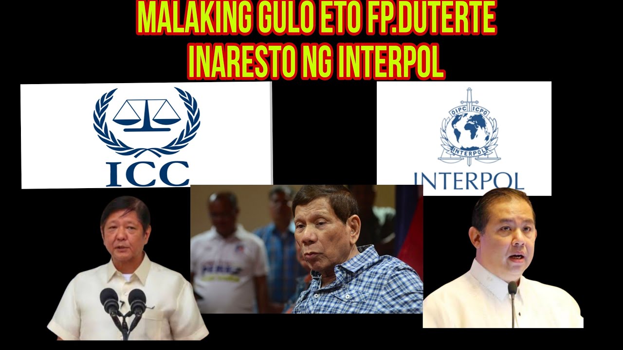 live! Former President Duterte inaresto na ng InterPol malaking gulo ...