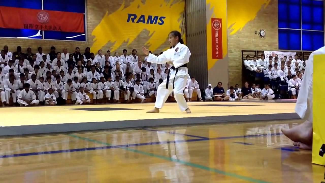 Demo: Kanku Dai IKD Indiv. Kata Girls Ontario | IKD World Cup 2015 ...