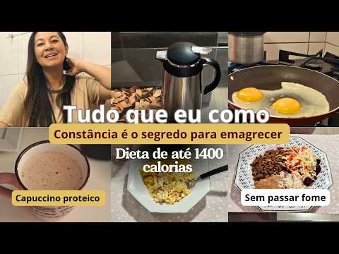 Dieta de até 1400 calorias para emagrecer sem passar fome.