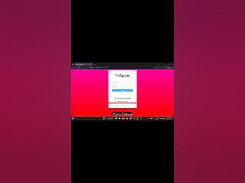 How to Create Instagram Login Page Using HTML & CSS #html #css #login ...