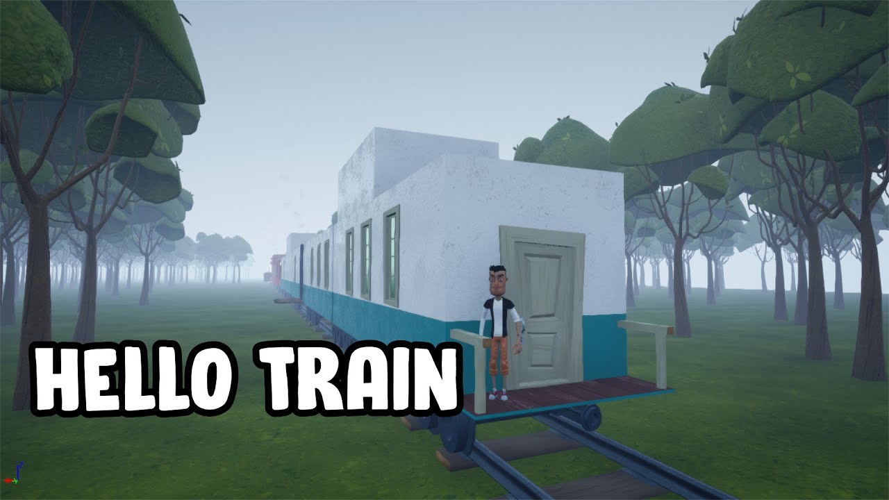 Beating The Hello Neighbor Train Mod(Full Tutorial) - YouTube