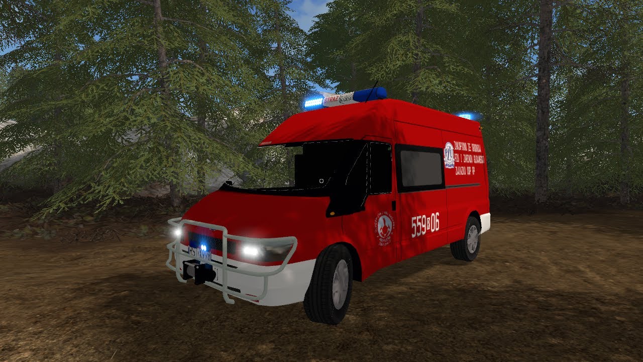 [Nowość][FS17]- Pokaz 559[R]06 GLM Ford Transit z OSP Przyszów ...