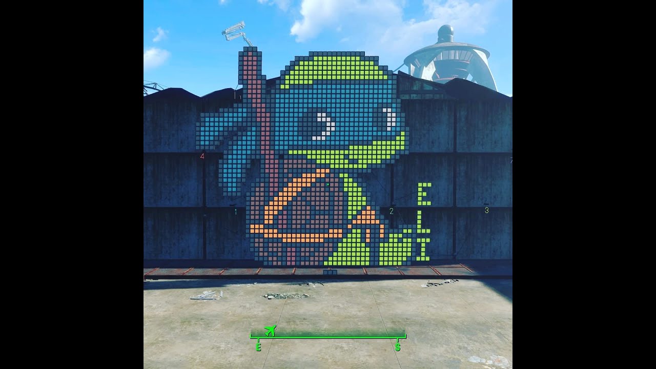 Fallout 4 Pixel Art baby Leonardo - YouTube