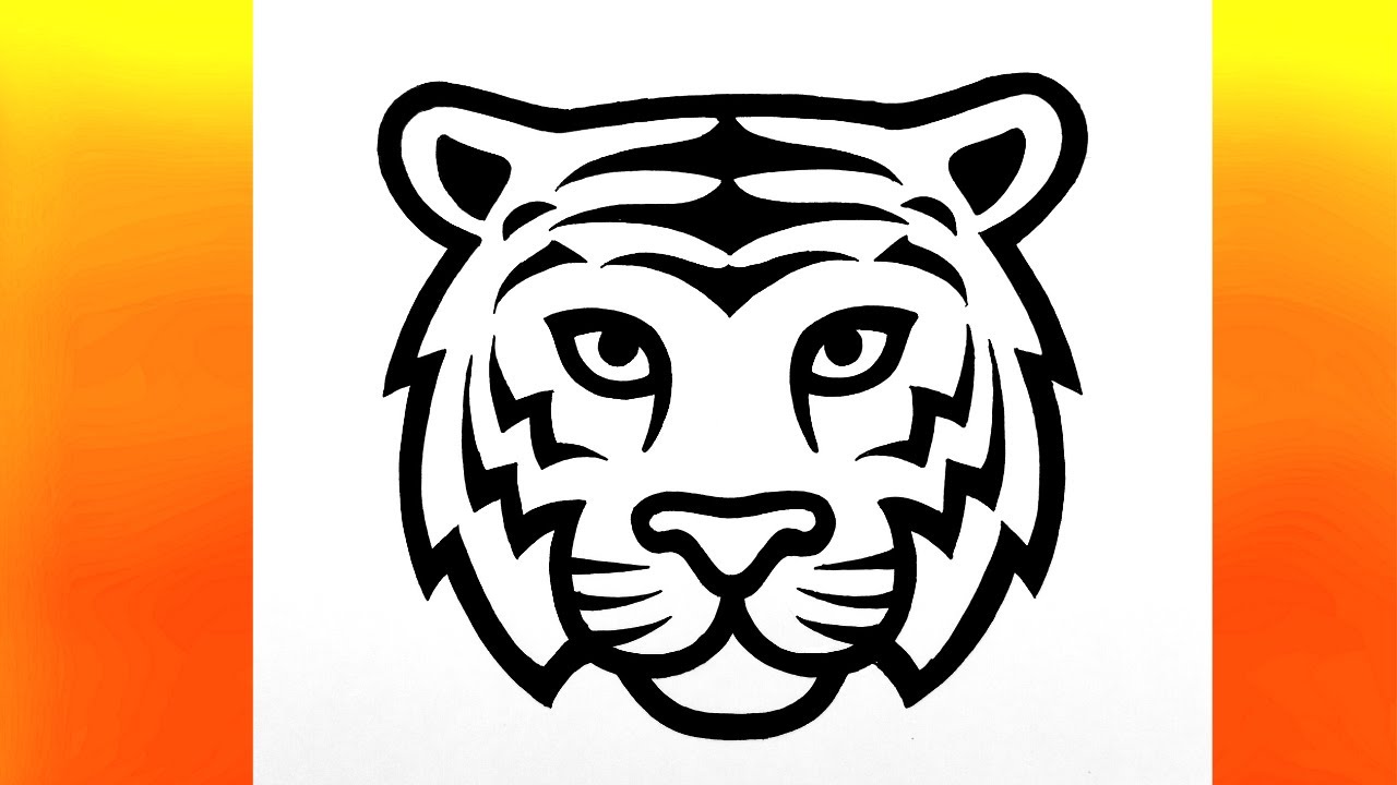 how to draw a tiger step by step | how to draw a tiger easy | tiger ...