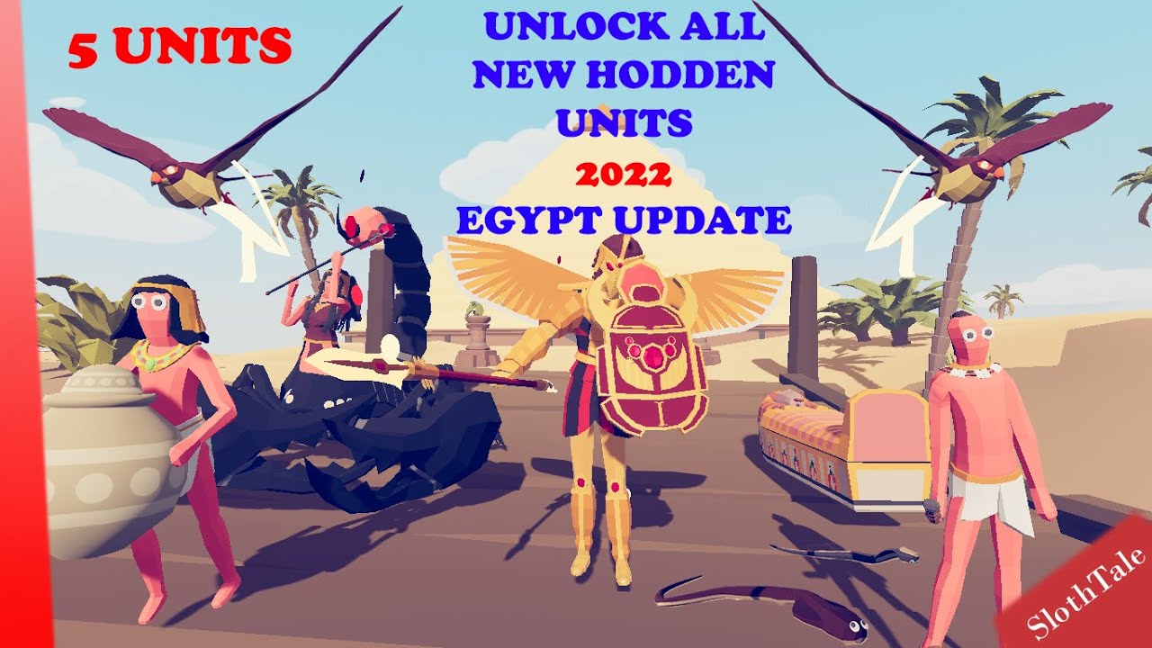 TABS - How to Unlock all *NEW* Egypt Secret Hidden Units! - Totally ...