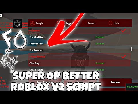 (SUPER OP) BETTER ROBLOX V2 SCRIPT (BEST USEFUL SCRIPT EVER) | HYDROGEN • FLUXUS - YouTube
