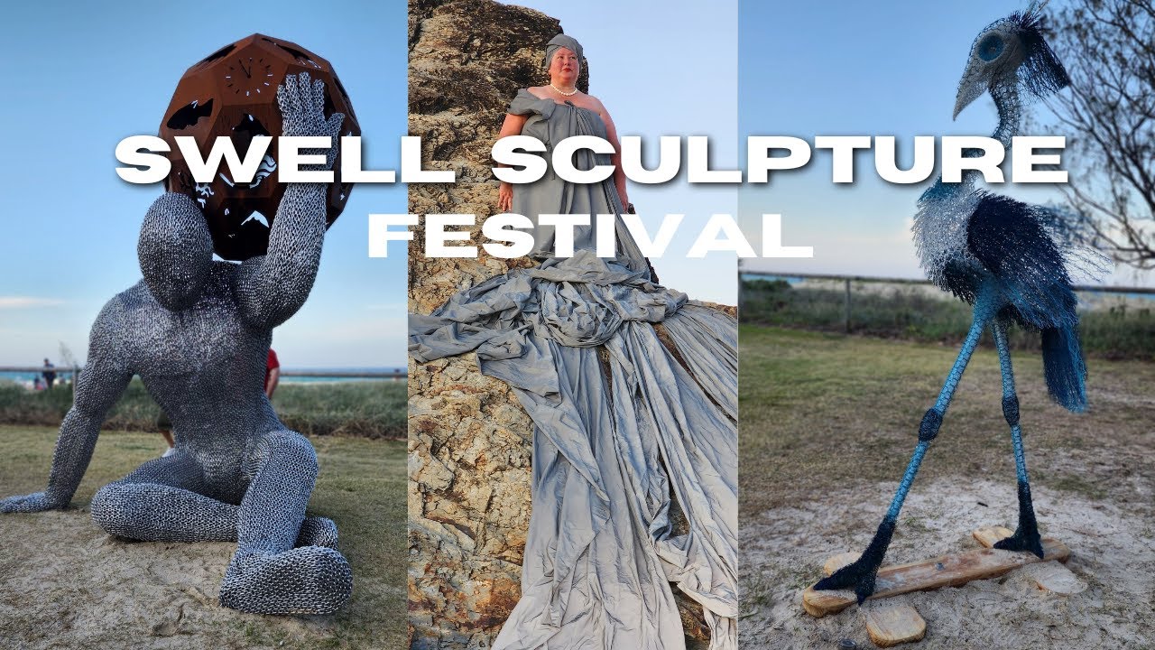 SWELL Sculpture Festival Currumbin Beach QLD I Large Scale Sculptures ...