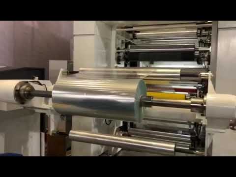 300m/min speed water based ink rotogravure printing machine - YouTube