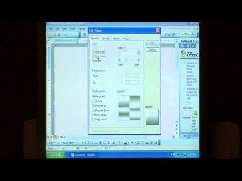 How to Add a Gradient Background to a Microsoft Word 2003 Document ...