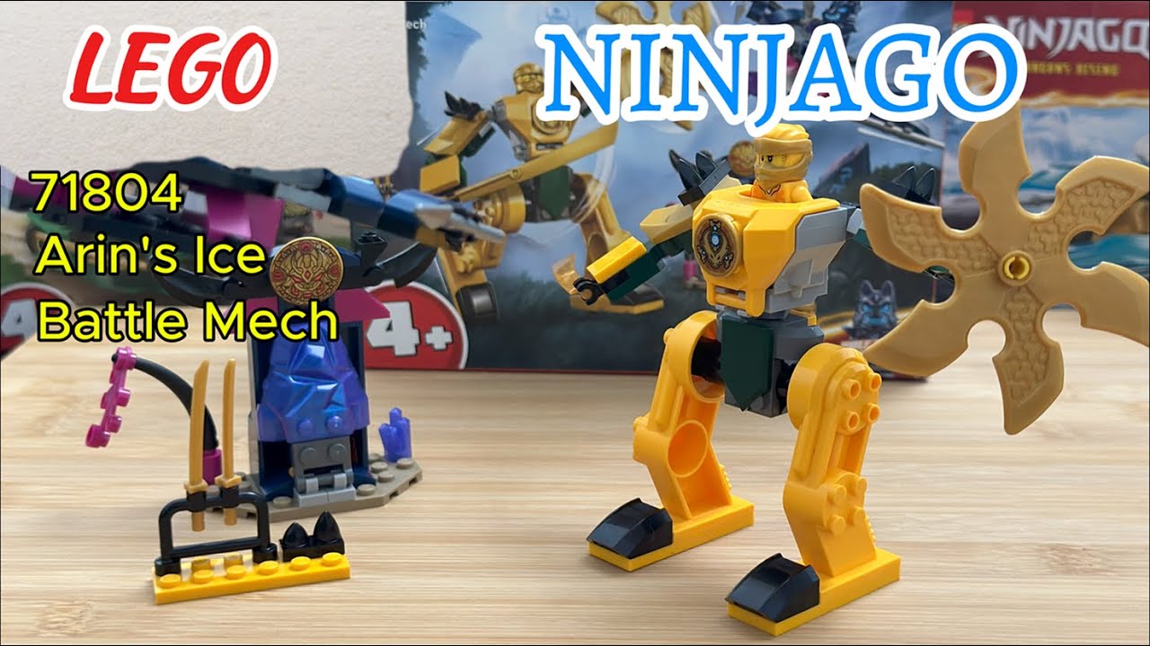 Building Arin's Battle Mech (71804) from LEGO Ninjago – Epic Assembly ...