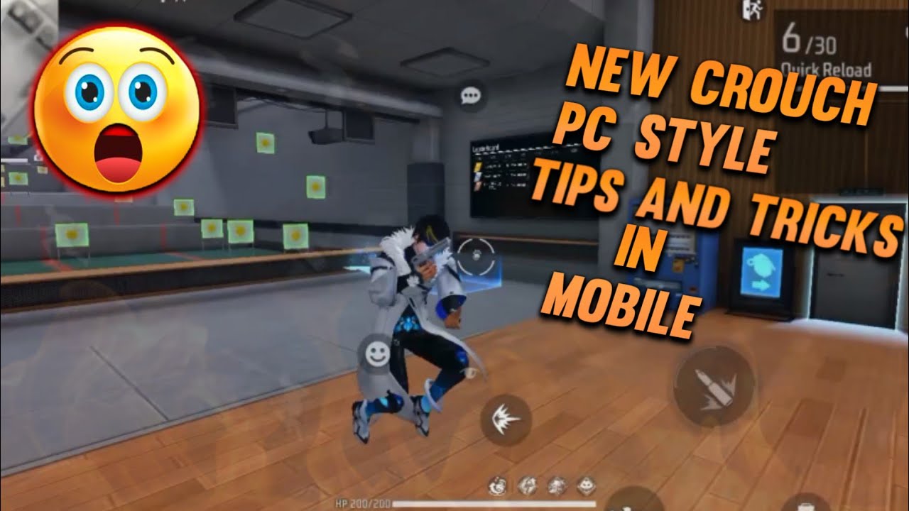 TUTORIAL NEW FREE STYLE TIPS AND TRICKS CROUCH WALK SHORT ON MOBAIL ...