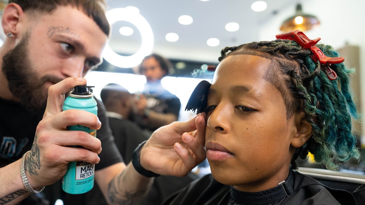 DREADLOCKING OUR SONS HAIR FOR THE FIRST TIME!!! - YouTube