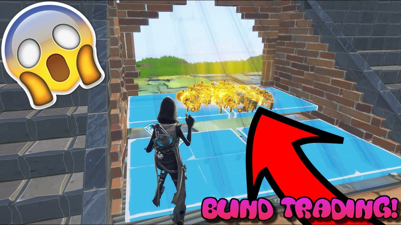 BLIND TRADING WITH POWER LEVEL 100+ PRO PLAYER! - YouTube