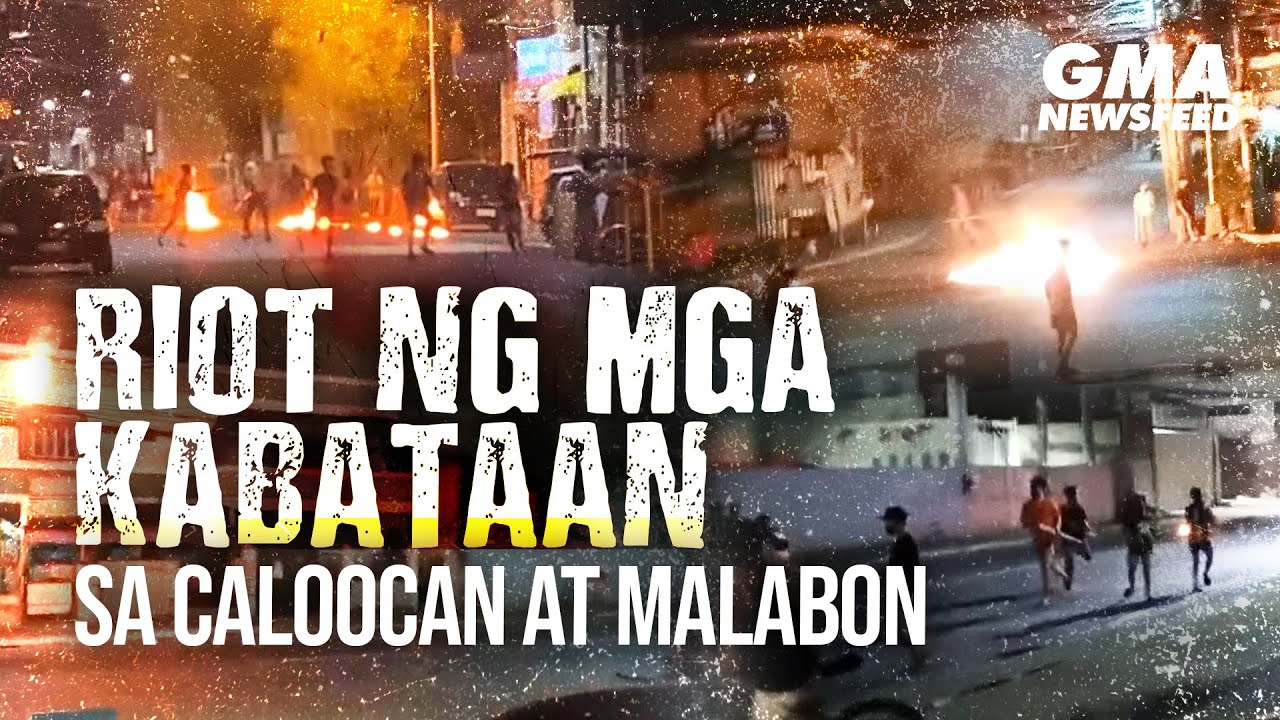Riot ng mga kabataan sa Caloocan at Malabon | GMA News Feed - YouTube