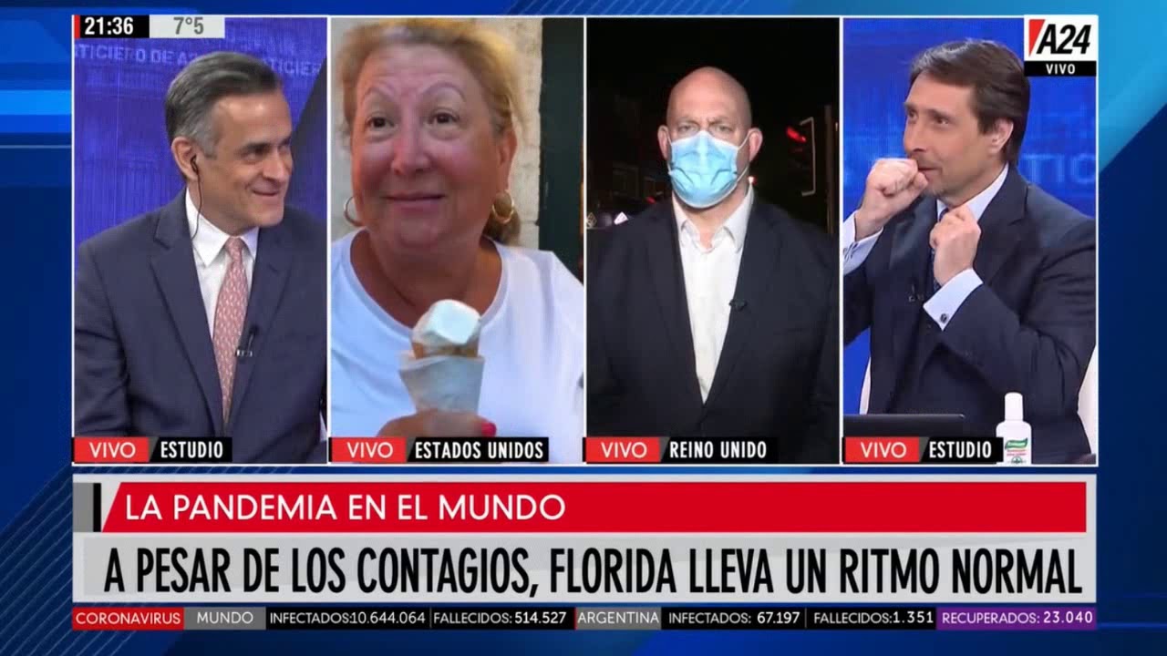 Adrian Sack En A24 , En El Noticiero Con Feiman 01/07/2020 - YouTube