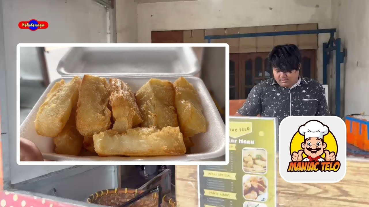 Kuliner Makanan Maniac Telo Singkong Keju • MediaKenangan - YouTube
