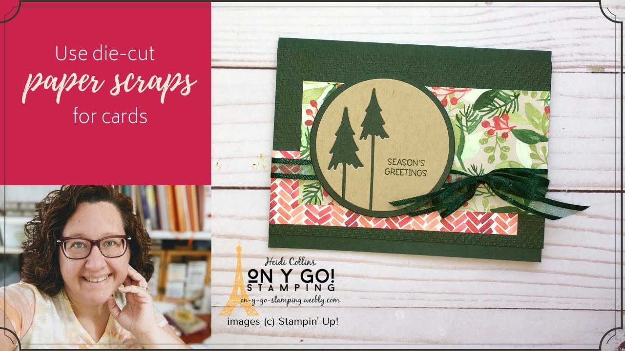 Two Christmas Card Ideas with Die Cuts and the Scraps - YouTube