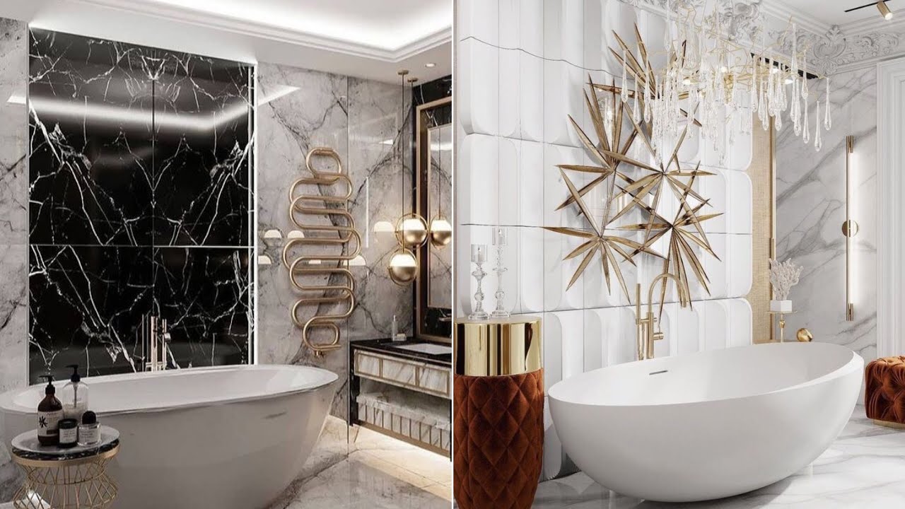 Small luxury bathroom interior design ideas. - YouTube