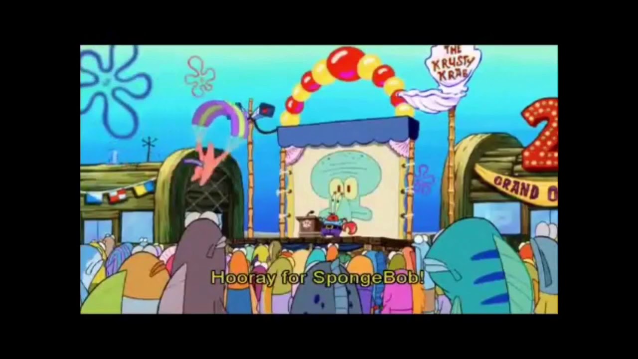 Hooray for spongebob speed up - YouTube