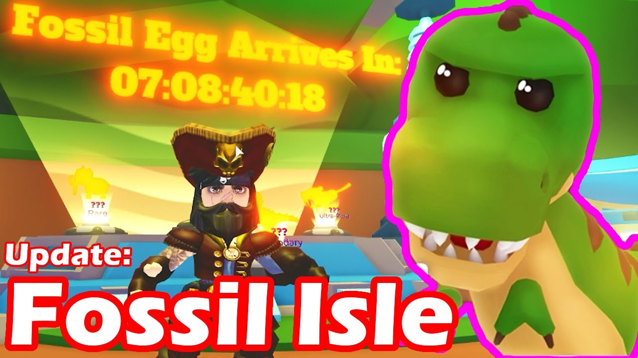 Roblox Adopt Me Fossil Egg Update is LIVE! Welcome to Fossil Isle ...