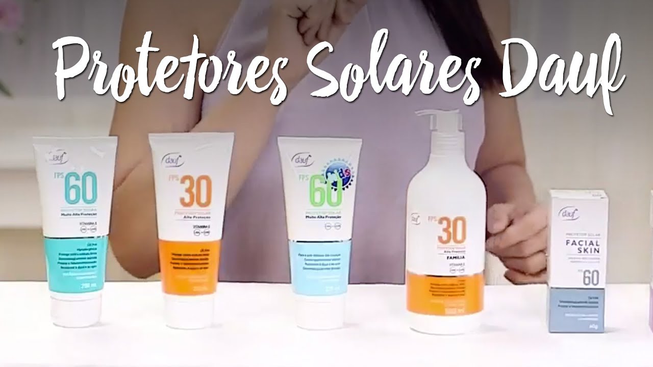 Protetores Solares Dauf - by Farmácias Pague Menos - YouTube