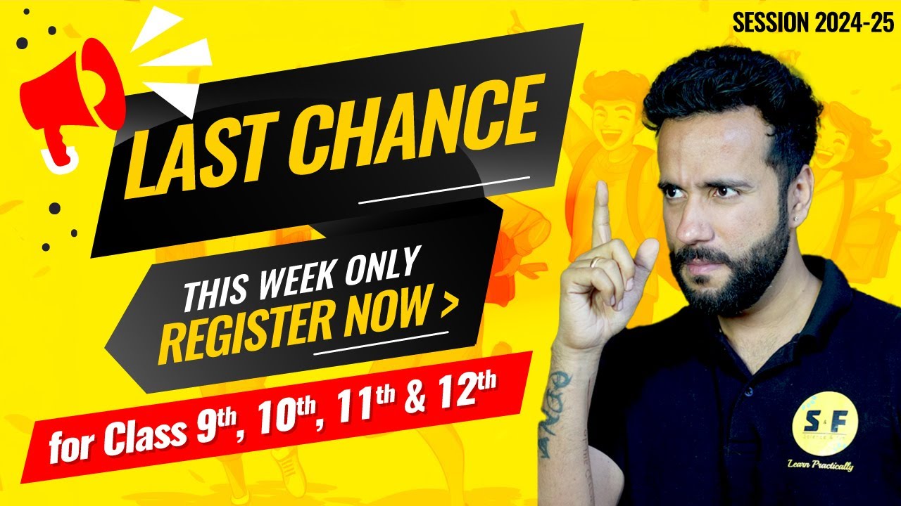 Hurry Up!!! Last Chance to Register in Paid Batch of Science and Fun ...