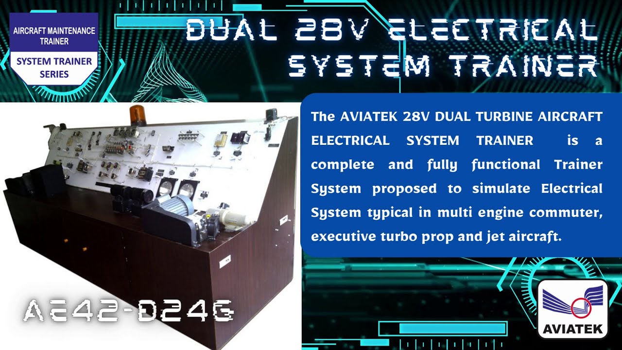 28V Dual Electrical System Trainer_AH42-D24G - YouTube
