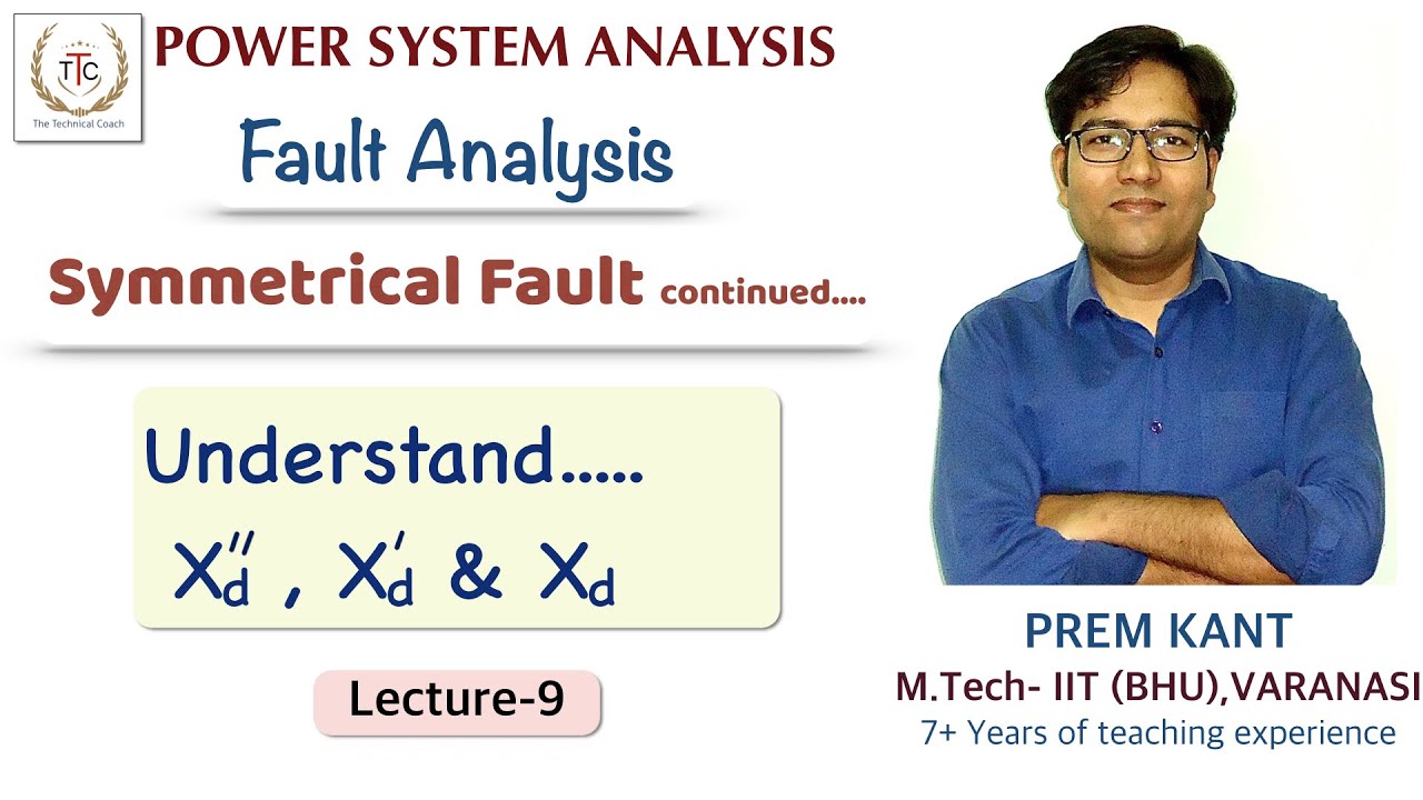 Symmetrical fault analysis |Lecture-9| Power System |subtransient ...