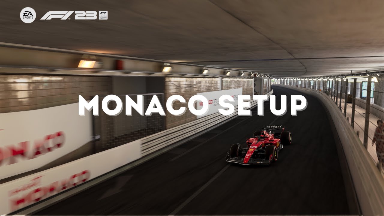 F1 23 - Monaco - Optimised Dry Race Car Setup - YouTube