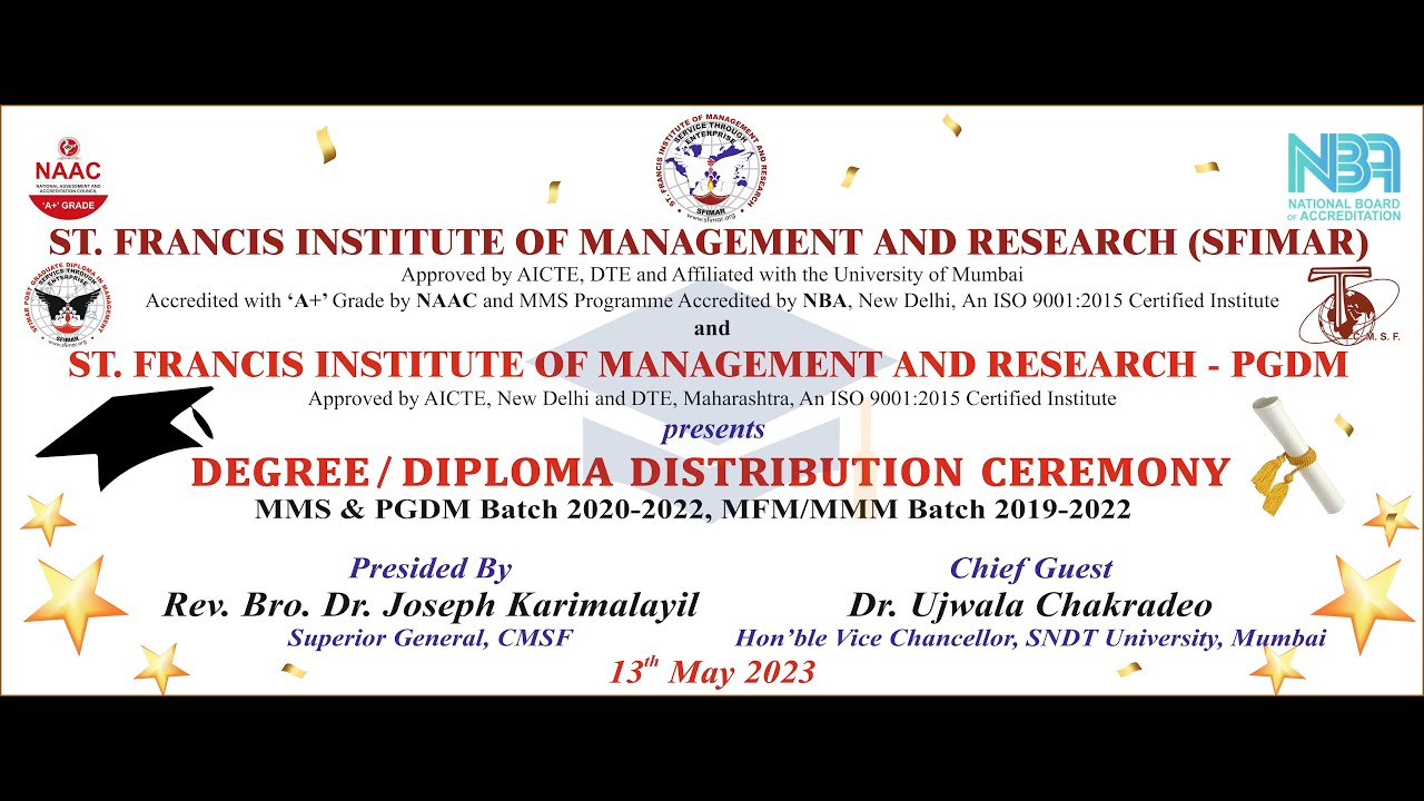 Degree / Diploma Distribution Ceremony - dated - 13-05-23 at 5.30 PM ...