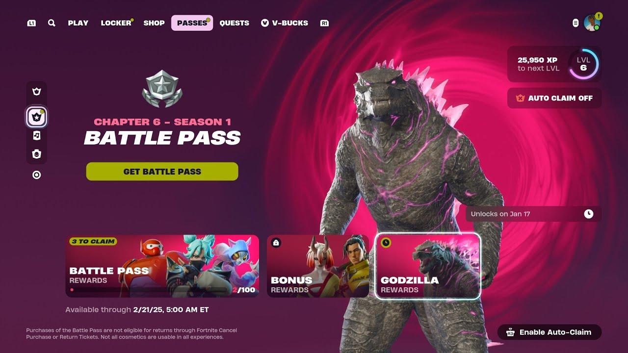 Review Fortnite **Battle pass** Chapter 6 Season 1 (HUNTERS) - YouTube