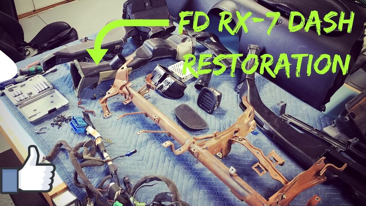 FD RX7 Update and Dash Disassembly - YouTube