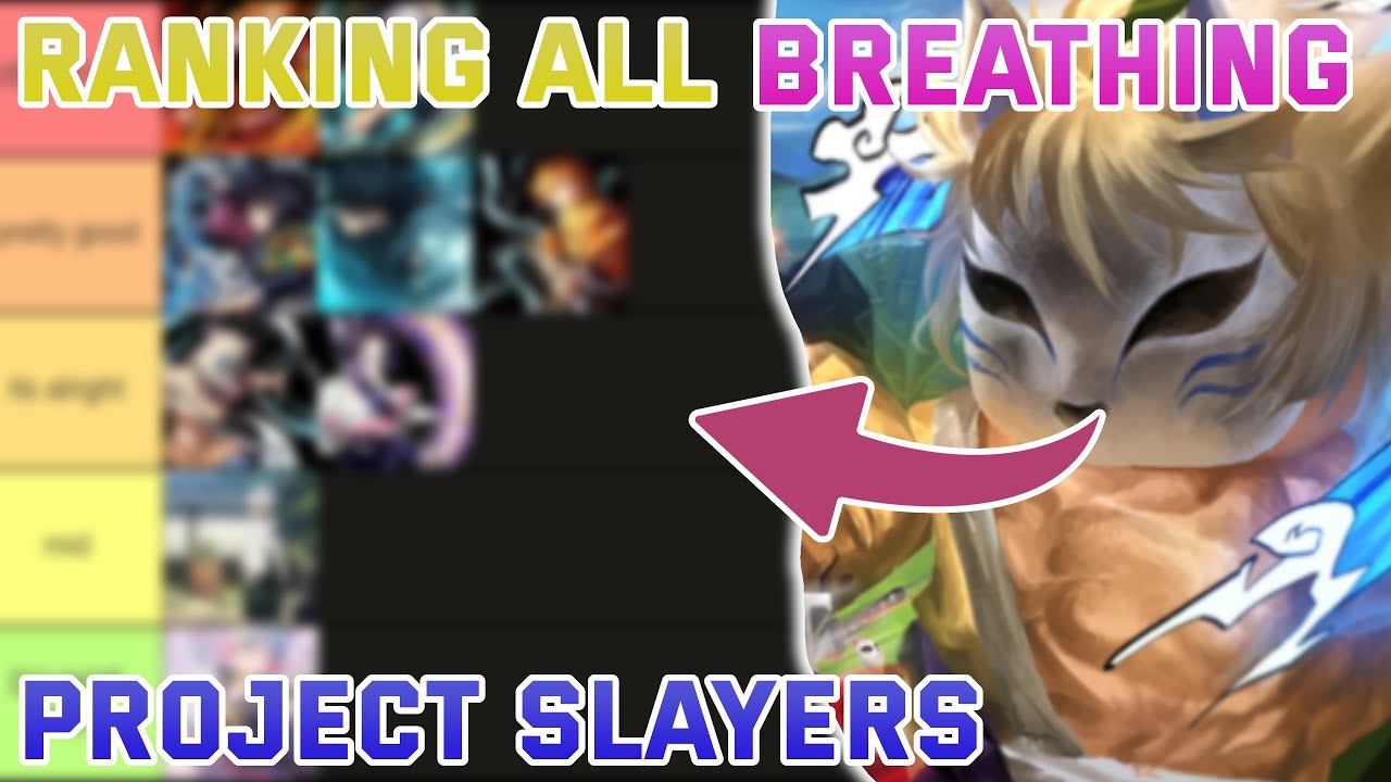 Ranking ALL the BREATHINGS IN Project Slayers.. - YouTube