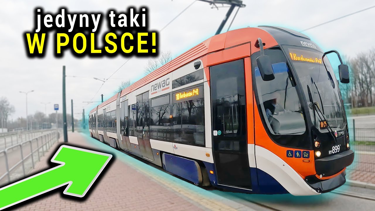 Unikatowy tramwaj w Polsce - Newag Nevelo 126N - YouTube