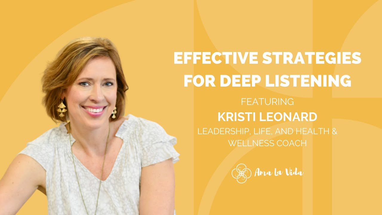 Effective Strategies for Deep Listening - YouTube